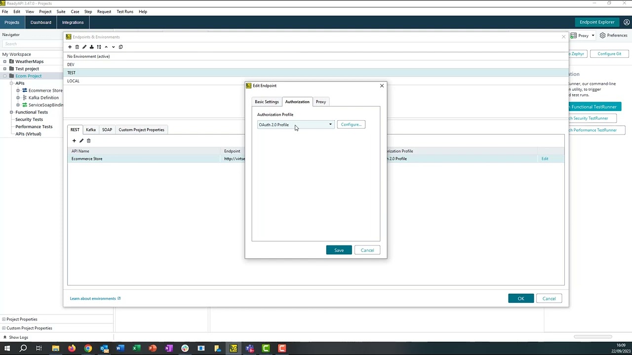 ReadyAPI - Using Environments