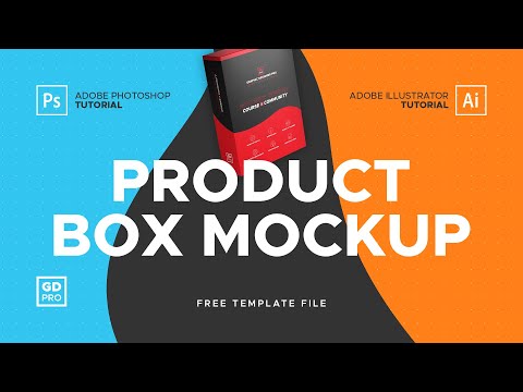 Product Box Mockup Tutorial • Photoshop & Illustrator Tutorial
