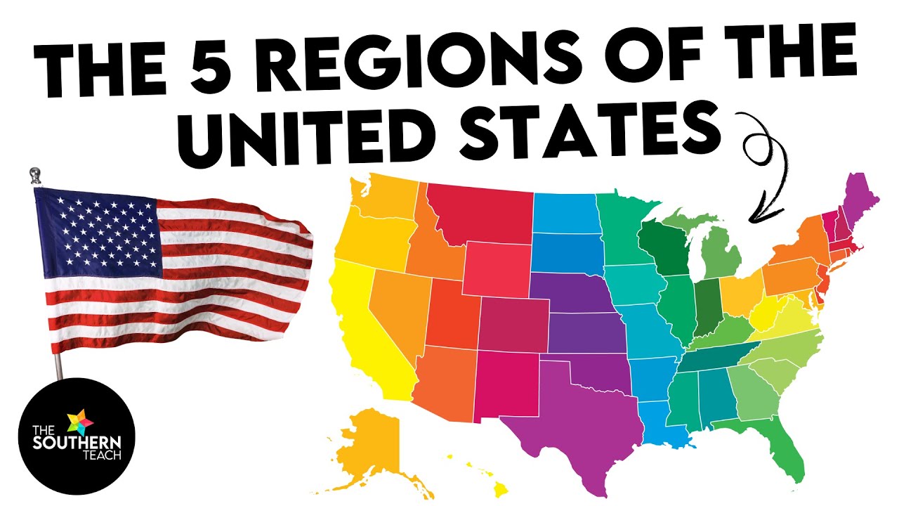 5 Regions of the United States Video Lesson | U.S. Geography