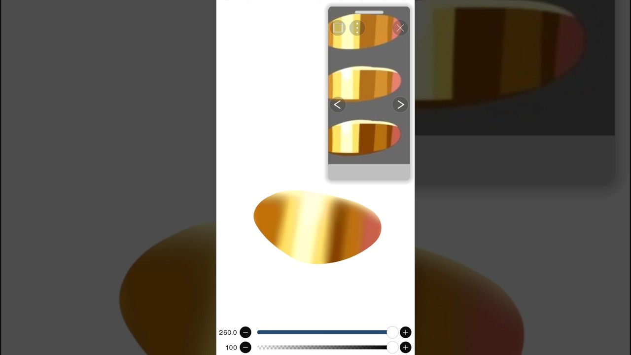 gold painting hack #beginnerarttips #ibispaintx #procreate #digitalart #arthack