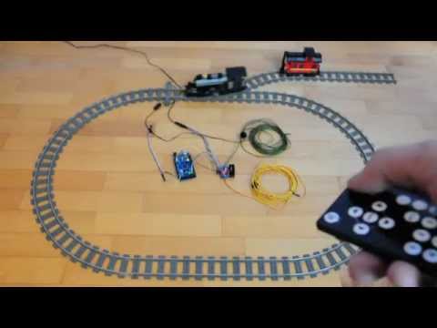 Convert 9V trains to Remote Control – Arduino Lego Trains
