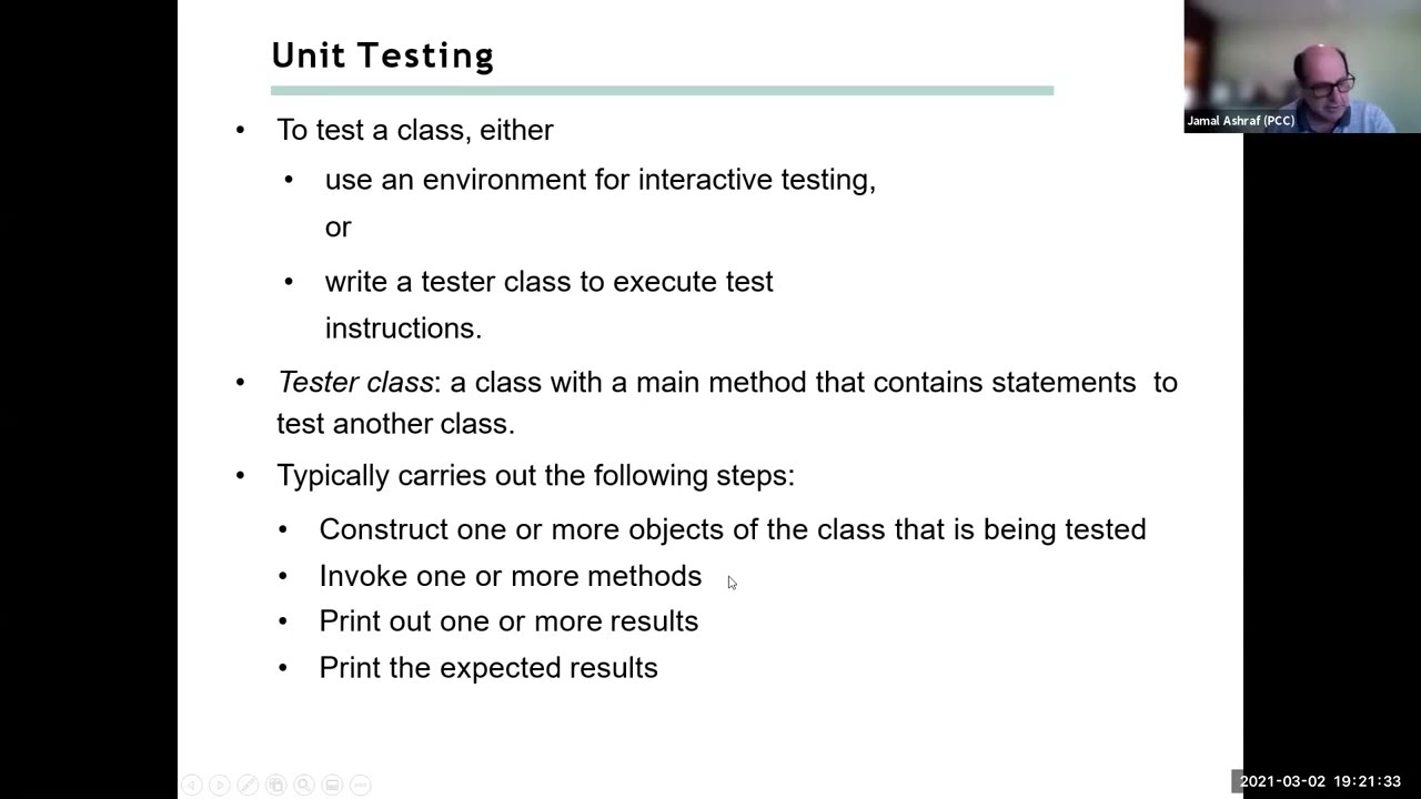 Big Java Chapter 3 Section 4 Unit testing