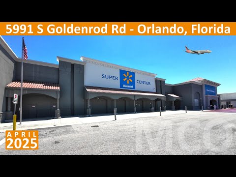 Walmart Supercenter at 5991 S Goldenrod Road in Orlando Florida - MCO Airport Store 3782