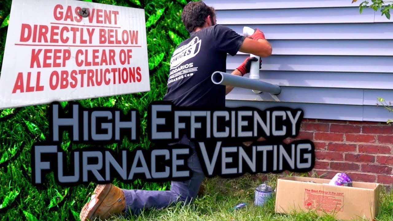 High Efficiency Furnace Venting [Building the Exhaust Port and Air Intake]