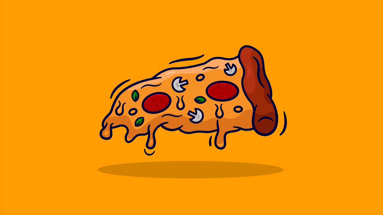 Adobe Illustrator Tutorial - create a vector pizza illustration design