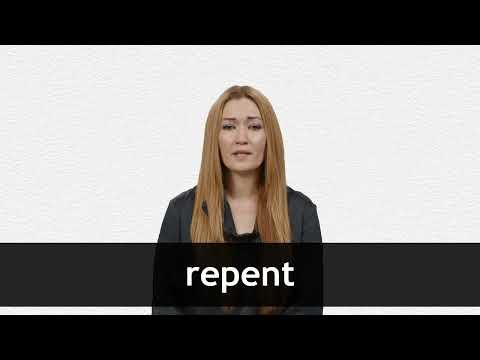 REPENT - Definition & Translations | Collins English Dictionary