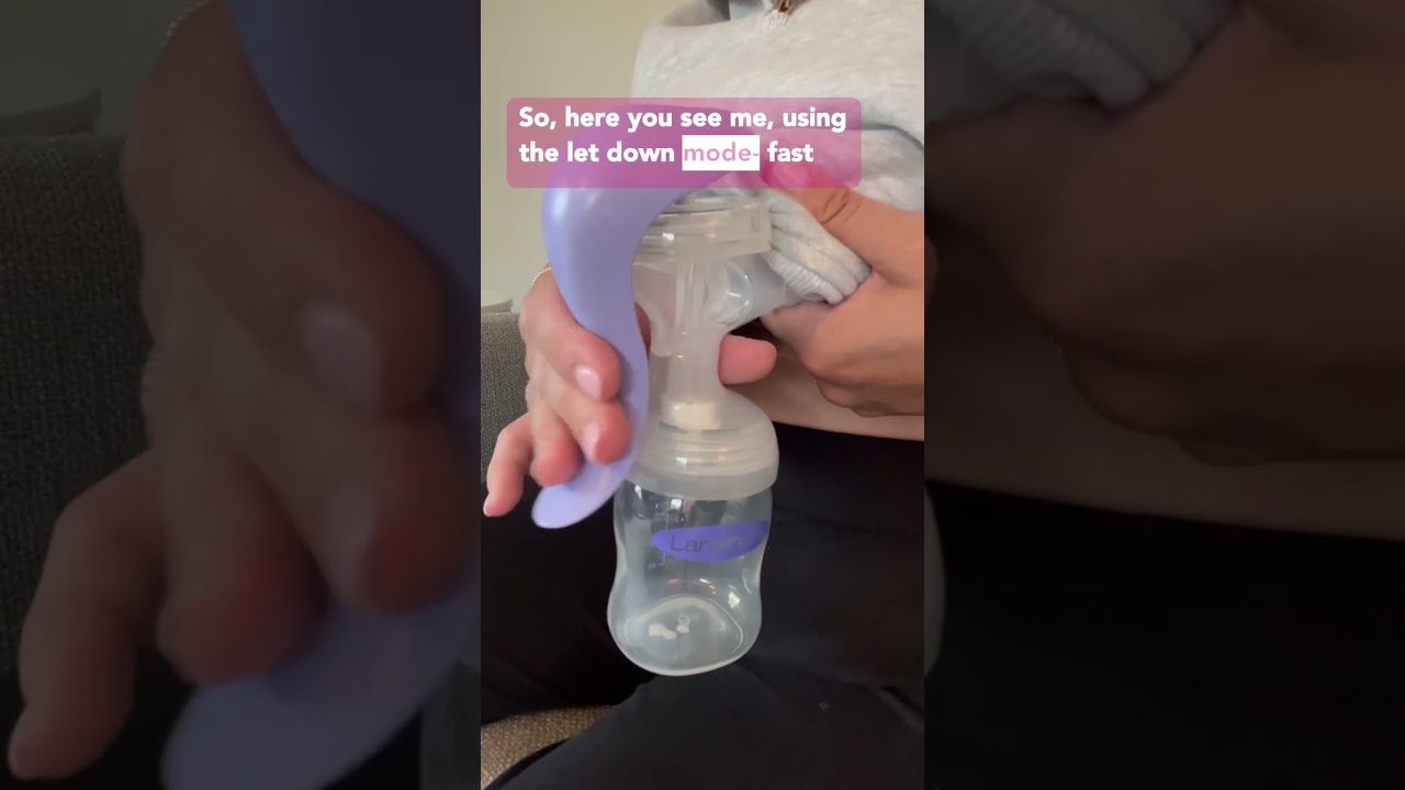 How to use your Lansinoh manual breast pump
