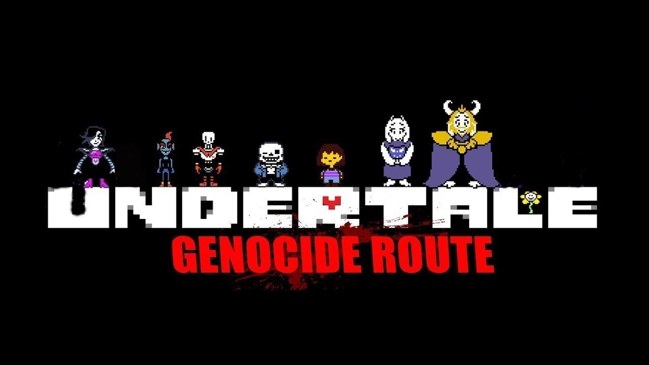 [eng] Undertale | Full genocide route playthrough (No commentary) [1080p 60 fps]