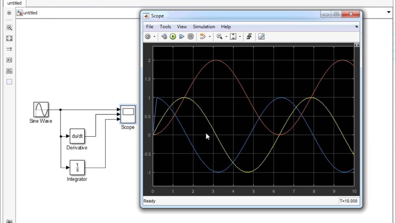 Simulink Basics Part 4 – Integration and Differentiation