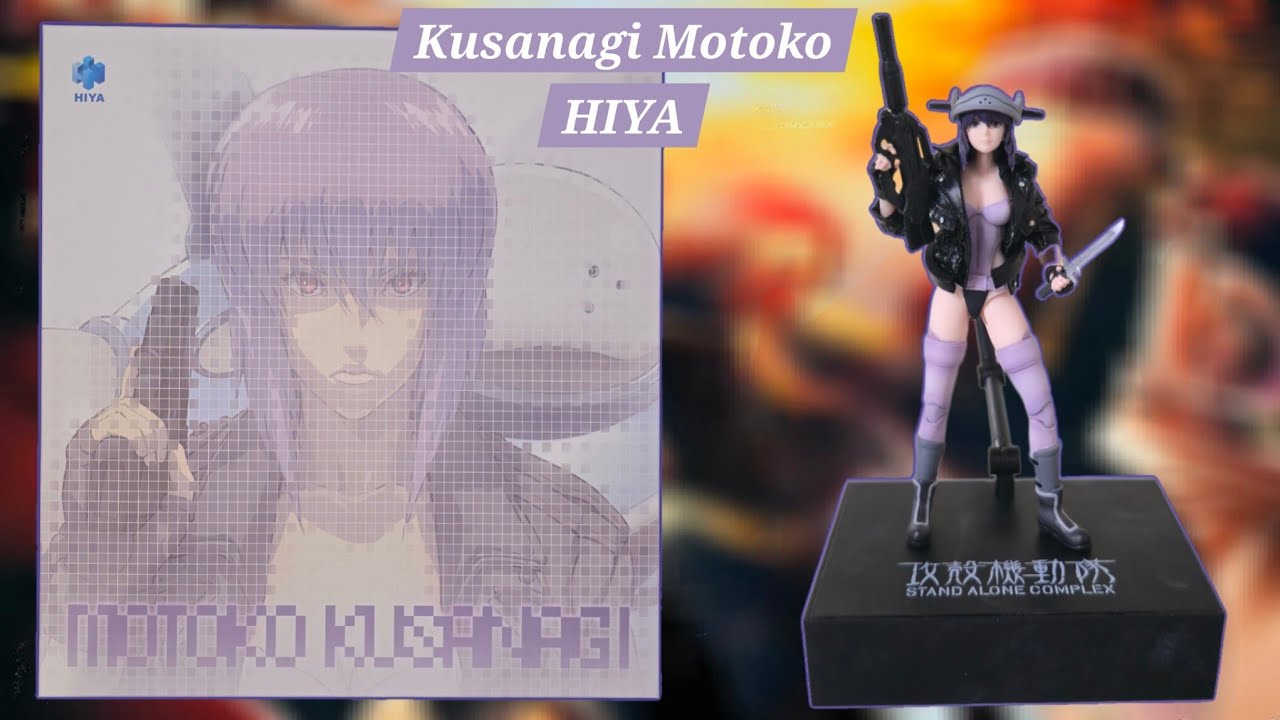 Ghost In The Shell Stand Alone Complex Kusanagi Motoko HIYA Action Figure, Unboxing And Showcase