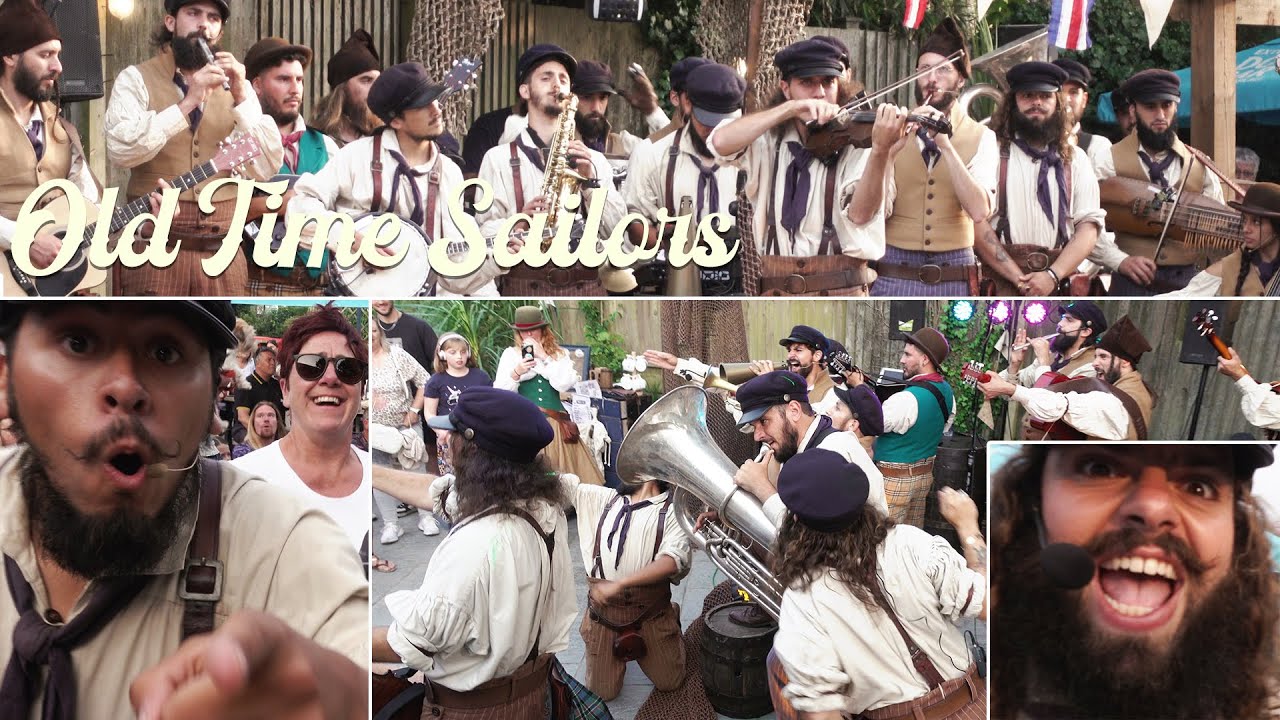 Old Time Sailors ⚓️ Sea Shanty Band🎵 Playing in Cornwall 🏴‍☠️