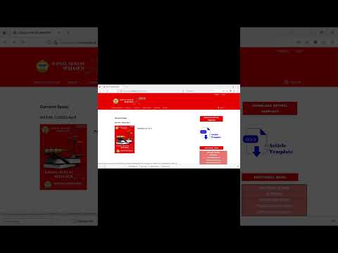 Cara Download Artikel Template Jurnal Hukum Sehasen #shorts