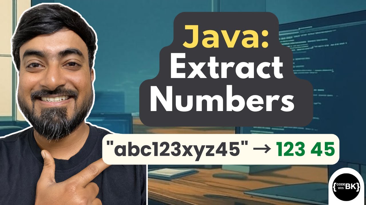 Java Program to Extract Numbers from a String