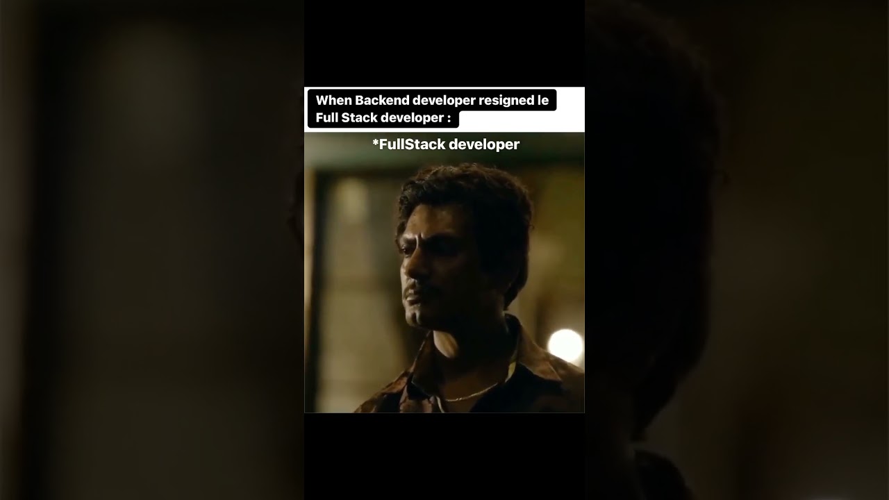 FullStack Developer Attitudes #meme