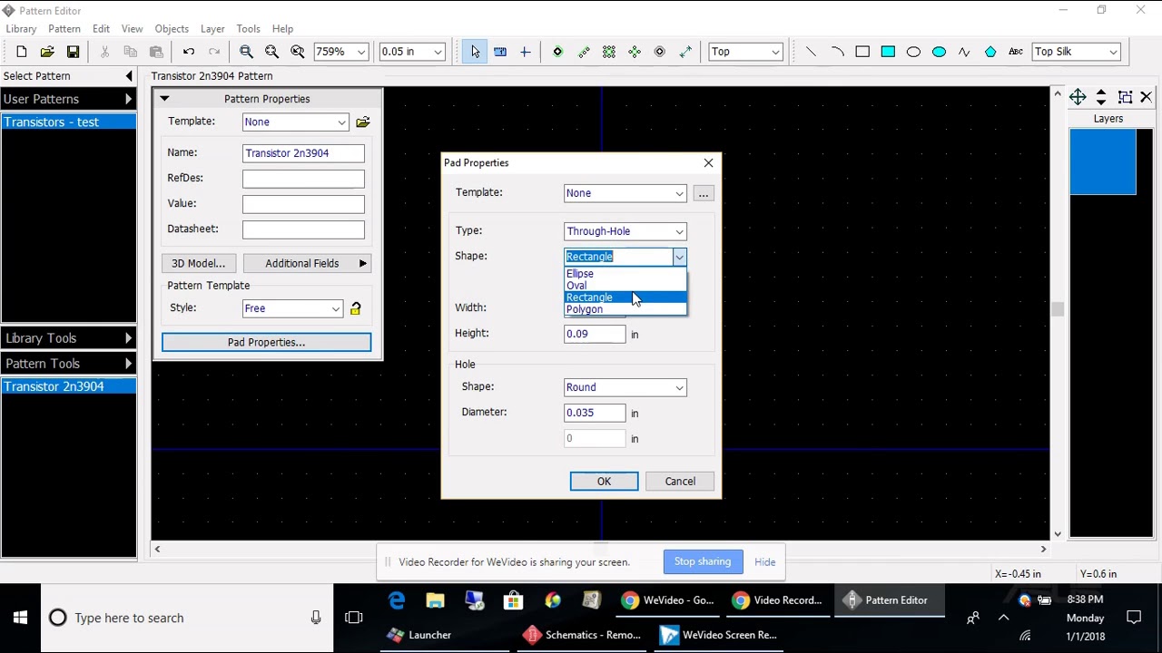 DipTrace #5   Making a Pattern