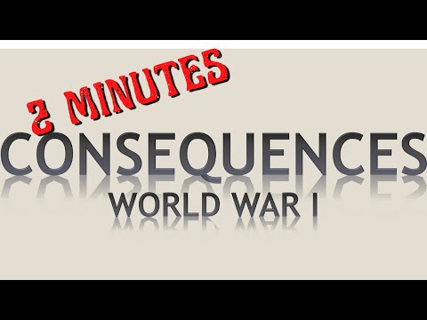 1919. The Consequencues of WW1, in 2 minutes.