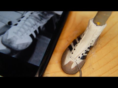 Sculpting a small shoe!