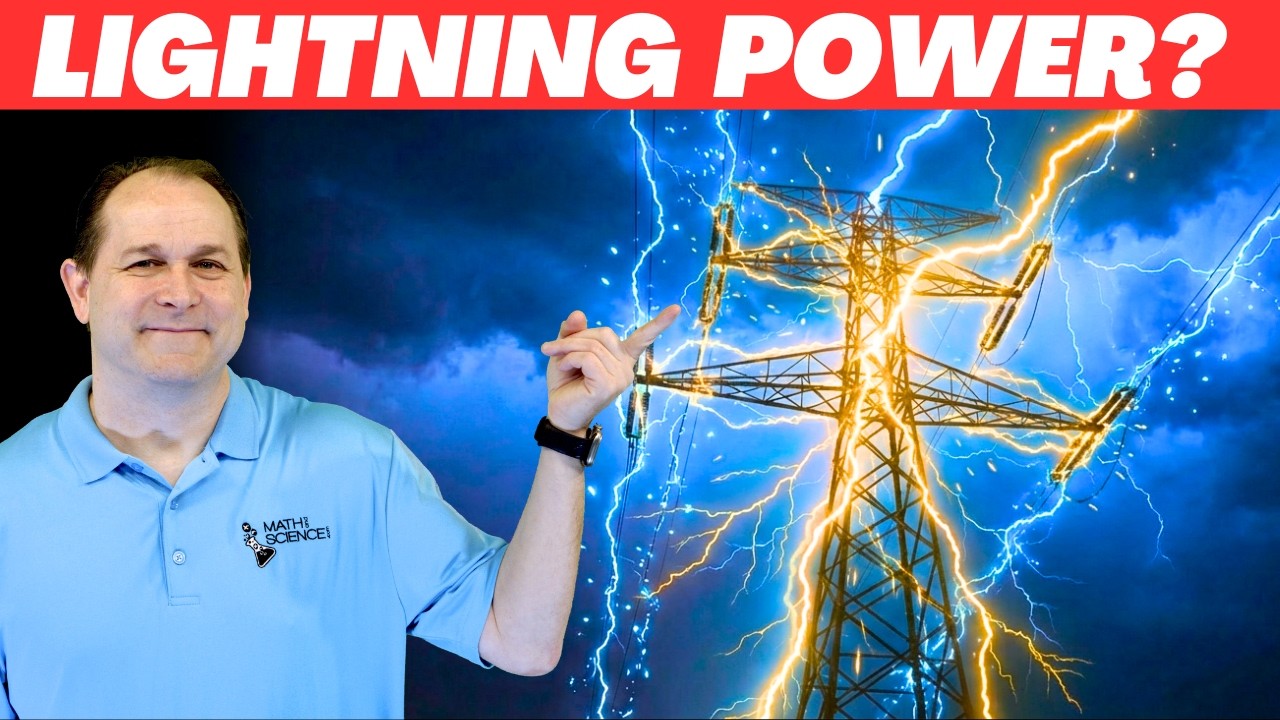 If Lightning is a BILLION Volts, Can it Power the Grid?