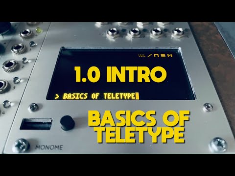 Monome Teletype DIY + 2hp i2c2midi expander | Reverb