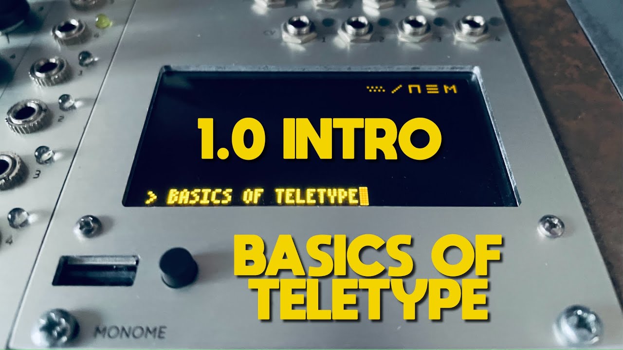 1.0 - INTRODUCTION | Basics of Teletype