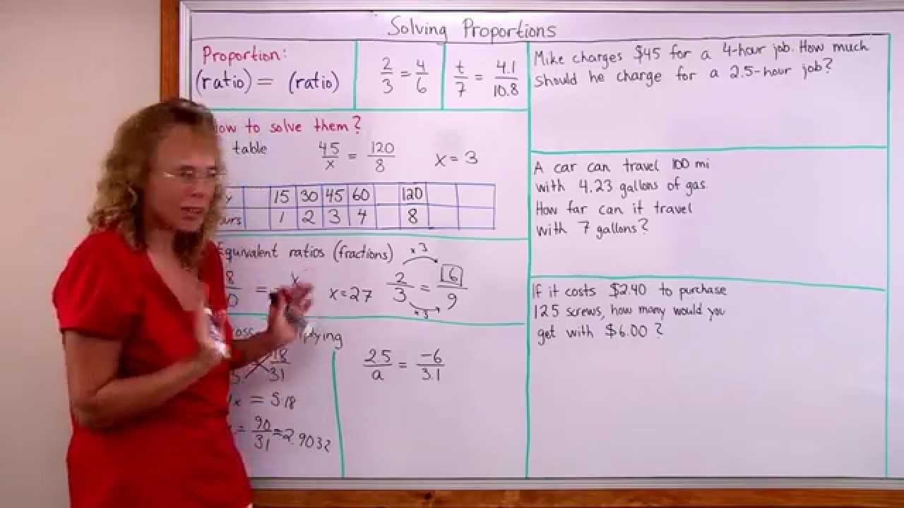 Solving Proportions