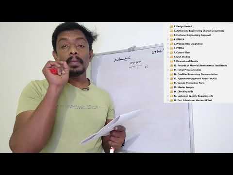 PPAP Explained in tamil || Production part approval process || PPAP 18 documents explained in tamil