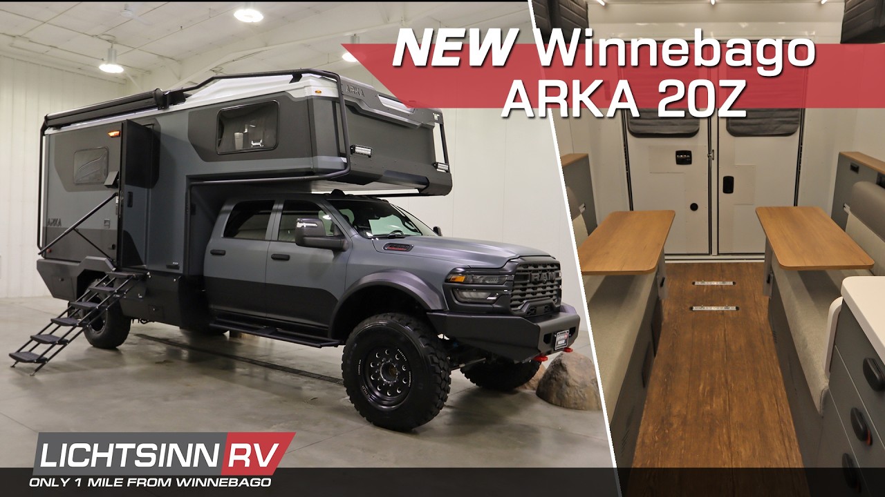 New Winnebago ARKA Overland Adventure Truck - Super C Diesel - LichtsinnRV.com