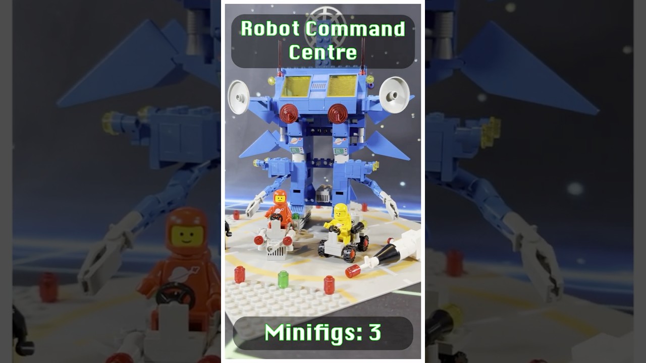 Collecting Every 1980s Lego Set: Classic Space 6951 Robot Command Centre 1984 #lego #legoclassic