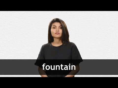 FOUNTAIN definition and meaning | Collins English Dictionary