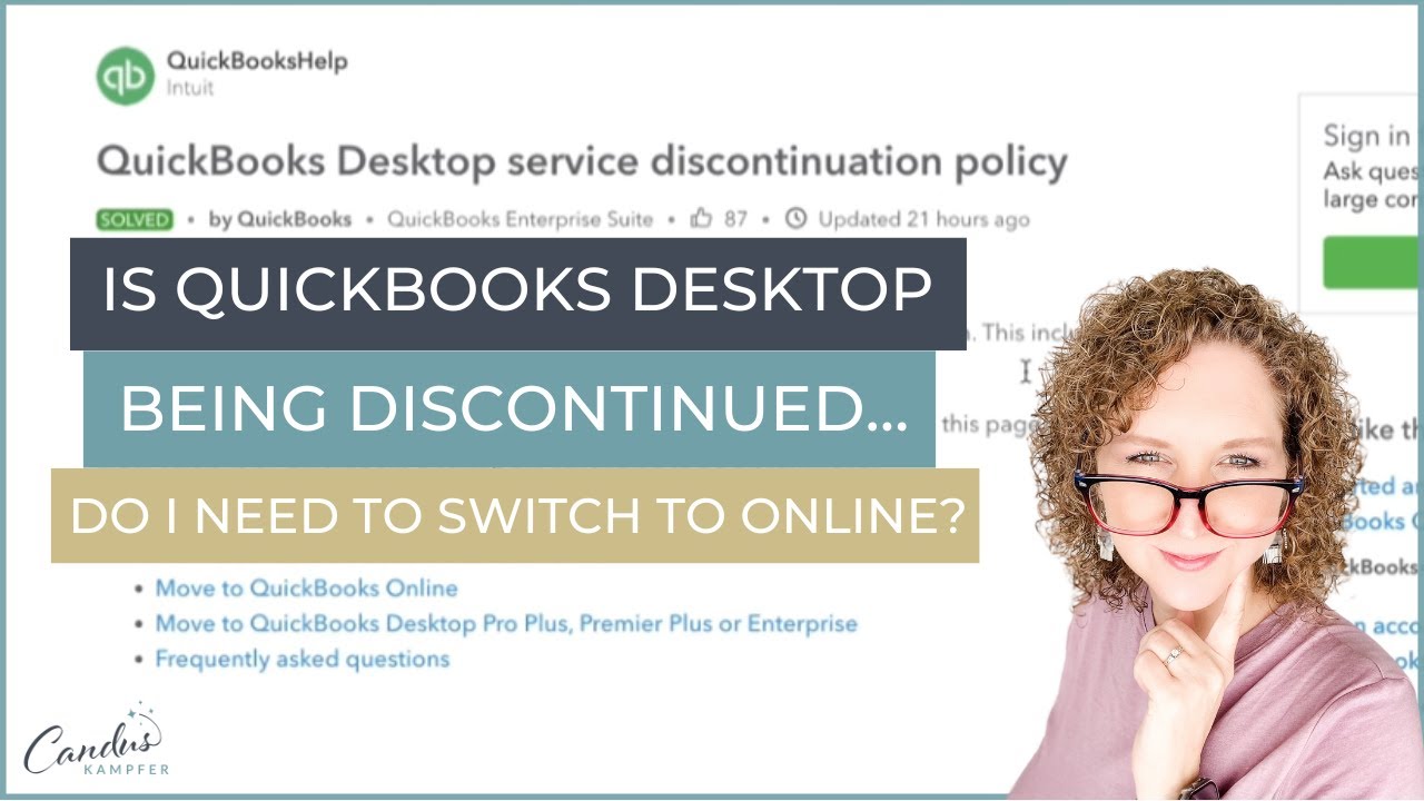 Is QuickBooks Desktop Being Discontinued? Do I Need to Switch to Online?
