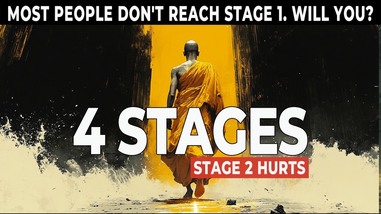 The 4 STAGES of THERAVADA ENLIGHTENMENT: Where 99% Never Cross