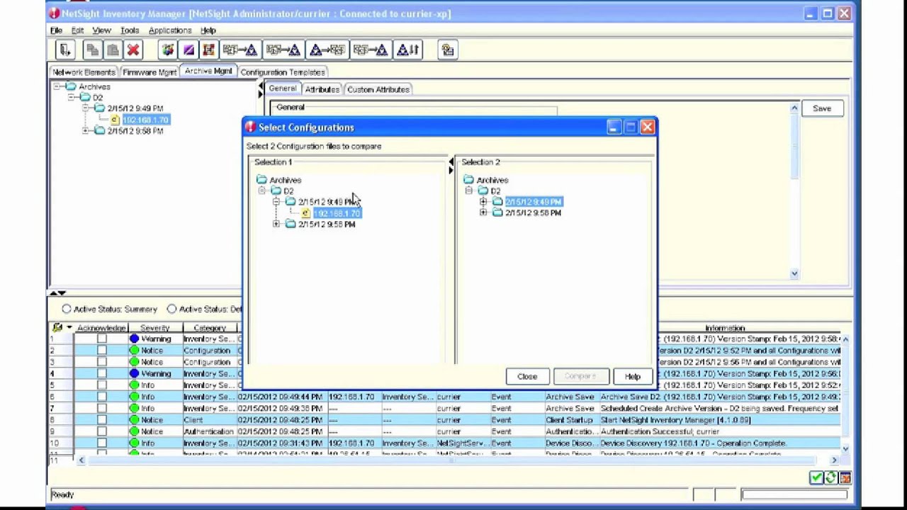 How to use Inventory Manager Archive