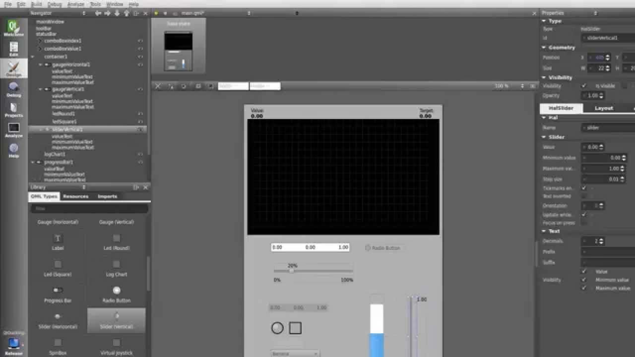 QtQuickVcp - Qt Quick Designer Test