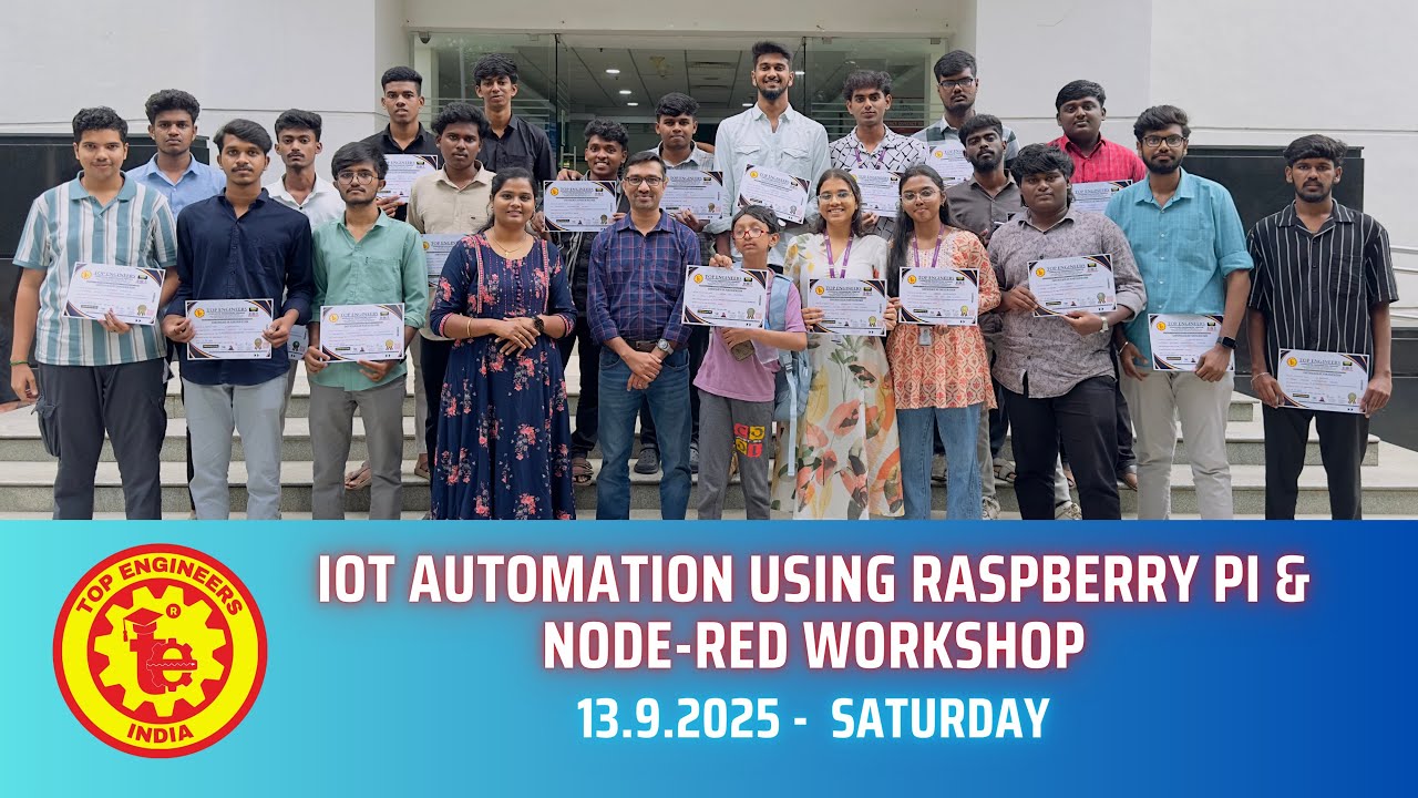 Top Engineers | IOT Raspberry PiWorkshop | 13.9.2025