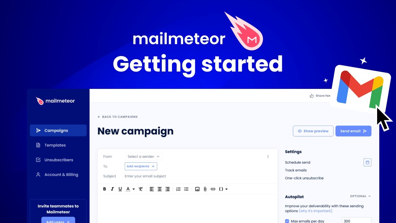Getting started with Mailmeteor Dashboard