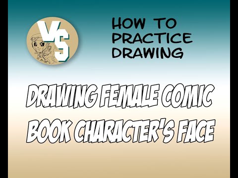 How to Draw a Comic Book Face: Female | Vanquish Studio