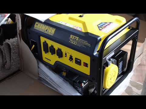 Champion generator 7500 W #100463 review