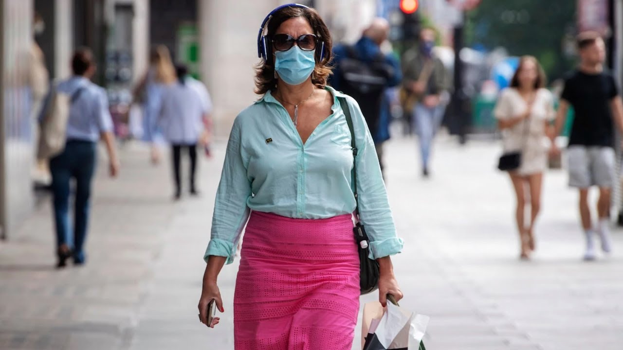Face masks become new normal as figures show almost everyone wearing ...