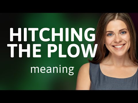 Understanding the Phrase "Hitching the Plow": A Guide to English Idioms