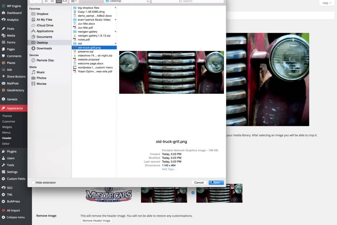 Wordpress Tutorial: How to add Custom Header Image