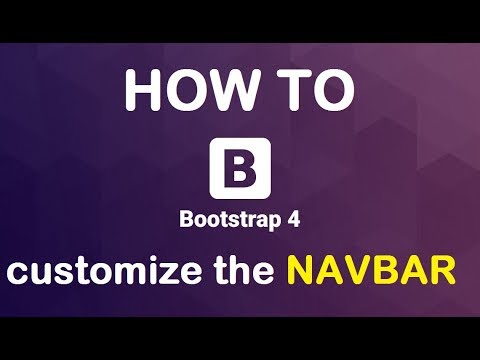 HOW TO change the bootstrap 4 NAVBAR background color.