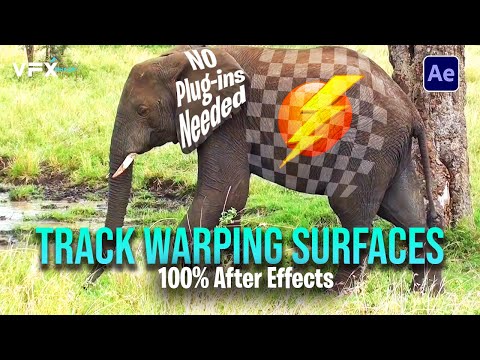 Mastering Texture Tracking on Warped Surfaces | After Effects Tutorial | No Plugins