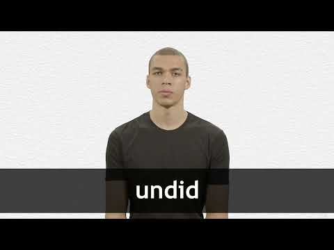 UNDID definition and meaning | Collins English Dictionary