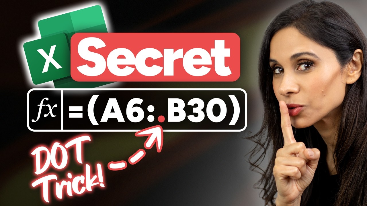 Excel Dot Operator: Simplify Formulas