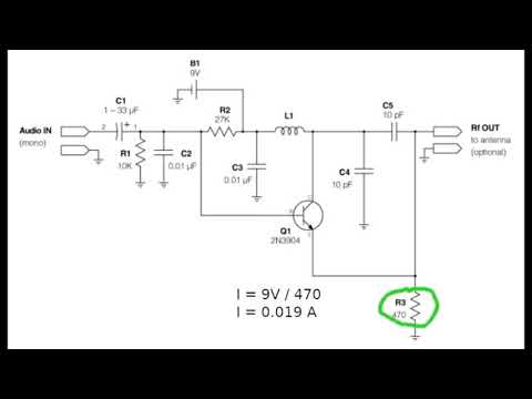 Circuit Explanation - FM Transmitter | (from "Make:")