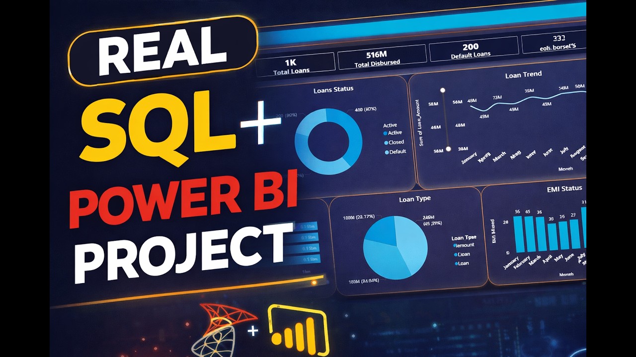 Build a Real Banking Dashboard (SQL + Power BI) | End-to-End Project