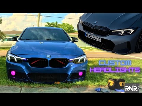 BMW F30 335i Gets Custom G20 LCI Style HeadLights!