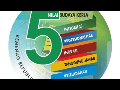 5 NILAI BUDAYA KERJA KEMENTERIAN AGAMA #tespppk #kemenag #teskemenag #budayakerja
