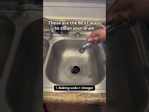 The BEST ways to clean your sink drain