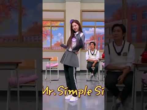 Karina de Aespa bailando Mr SImple de Super Junior